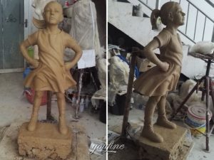 Custom Famous Bronze Fearless Girl Statue Replica