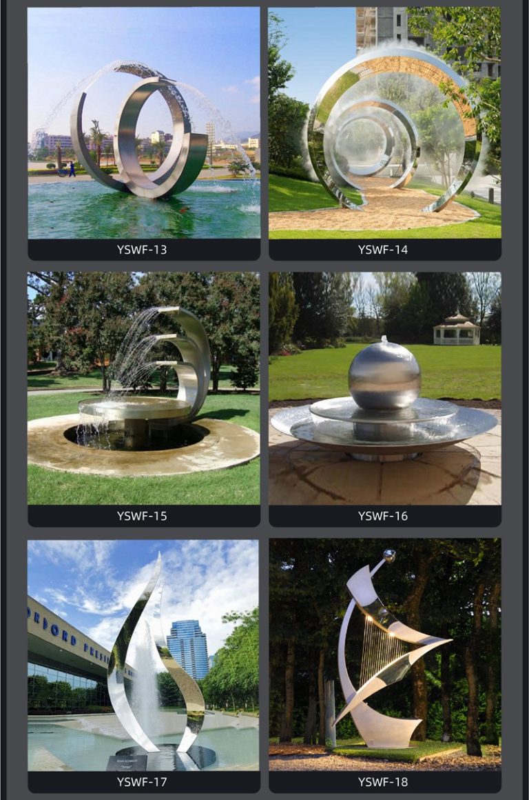 Metal Tiered Fountain for Garden