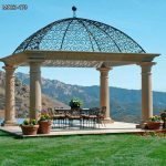 Majestic Marble Square Gazebo Designs