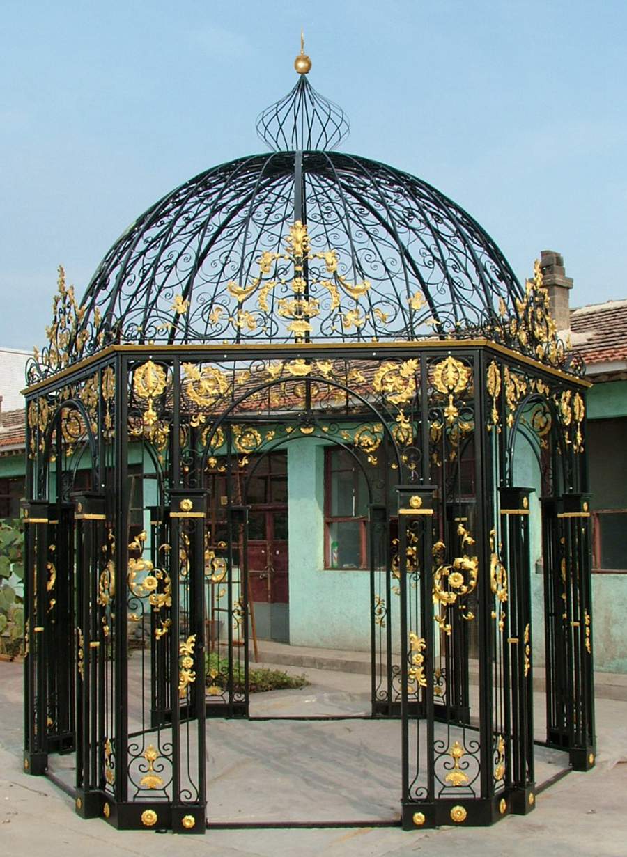 Cast Iron Vintage Metal Gazebo for Wedding