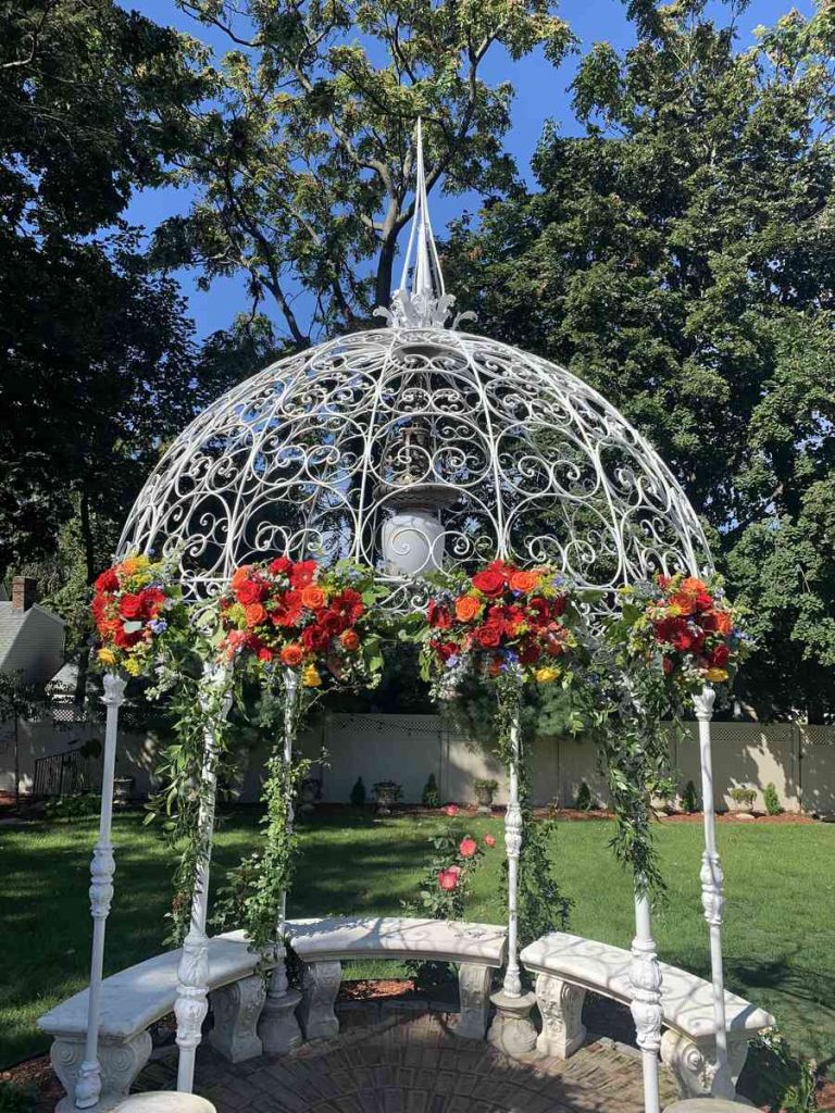 Top 10 Popular Round Wrought Iron Wedding Gazebo - YouFine