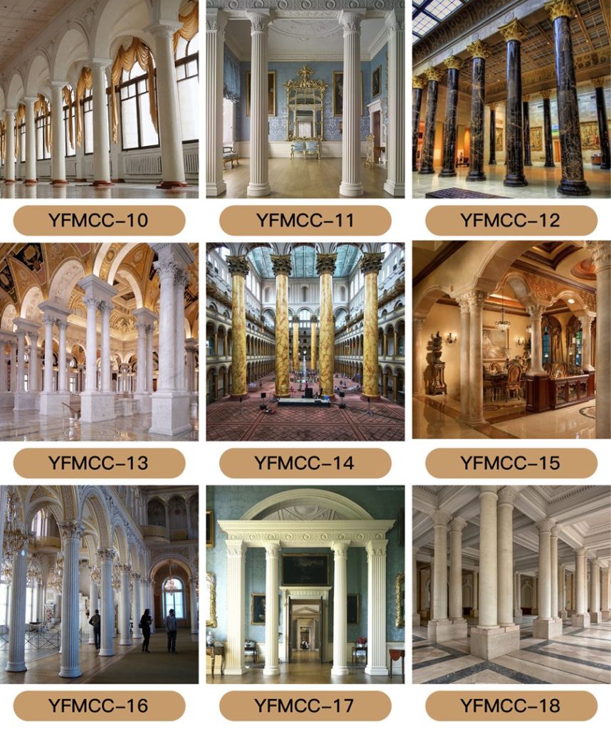 Marble Outdoor Columns for Sale