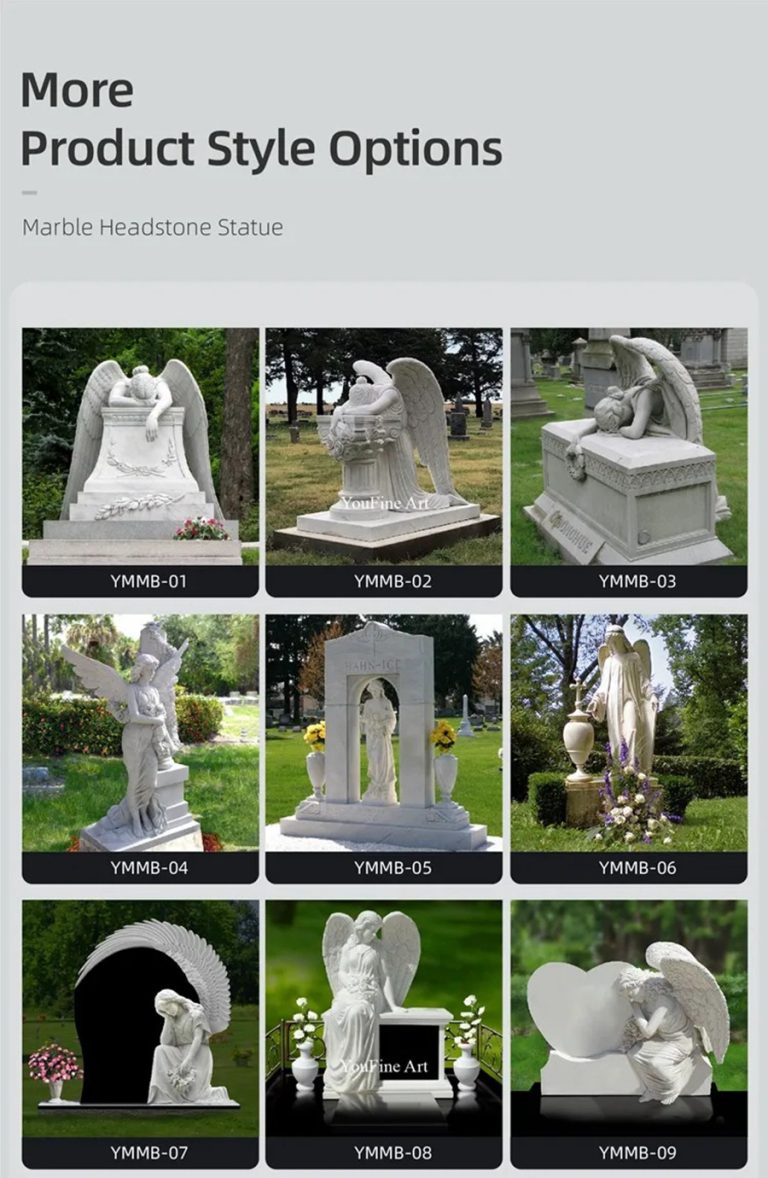 Everything behind the Famous Marble Angel of Grief Headstone - YouFine