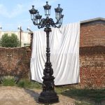 Street Antique Cast Iron Lamp Post for Sale - YouFine Sculpture