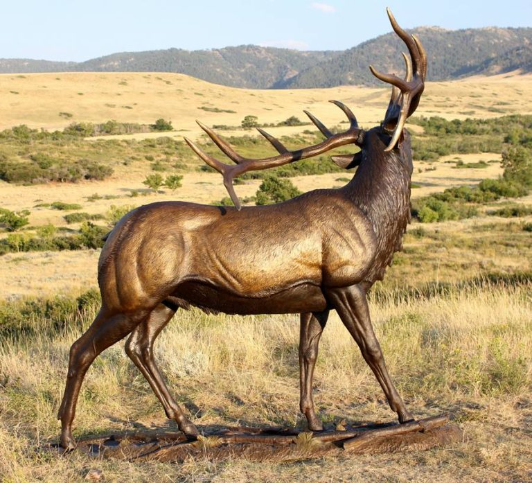 Life Size Bronze Stag Statue