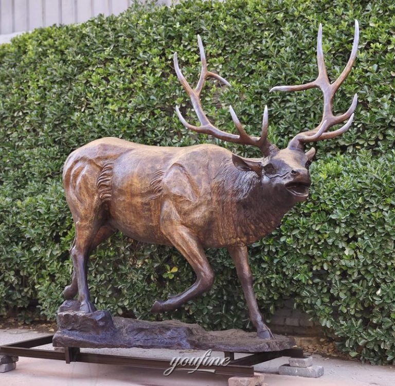 Bronze Life Size Elk Statues for Sale