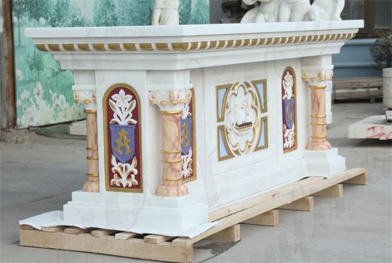 Painted Custom Marble Holy Altar