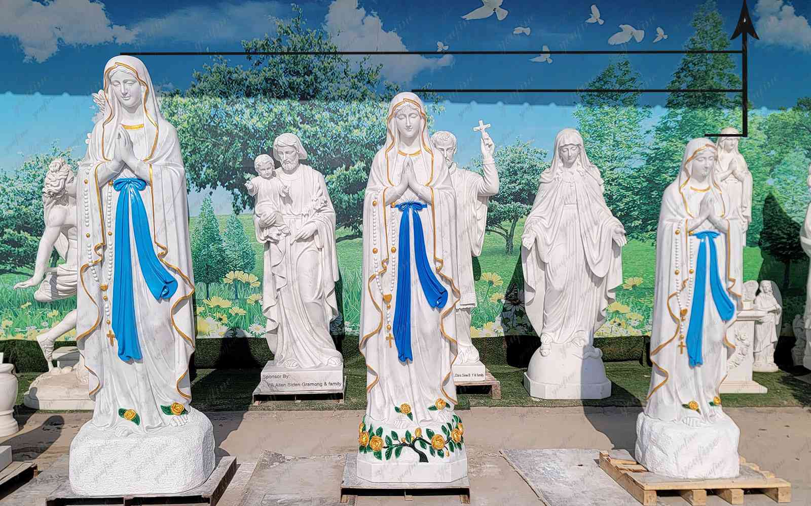 Marble Church Sculpture - YouFine Sculpture