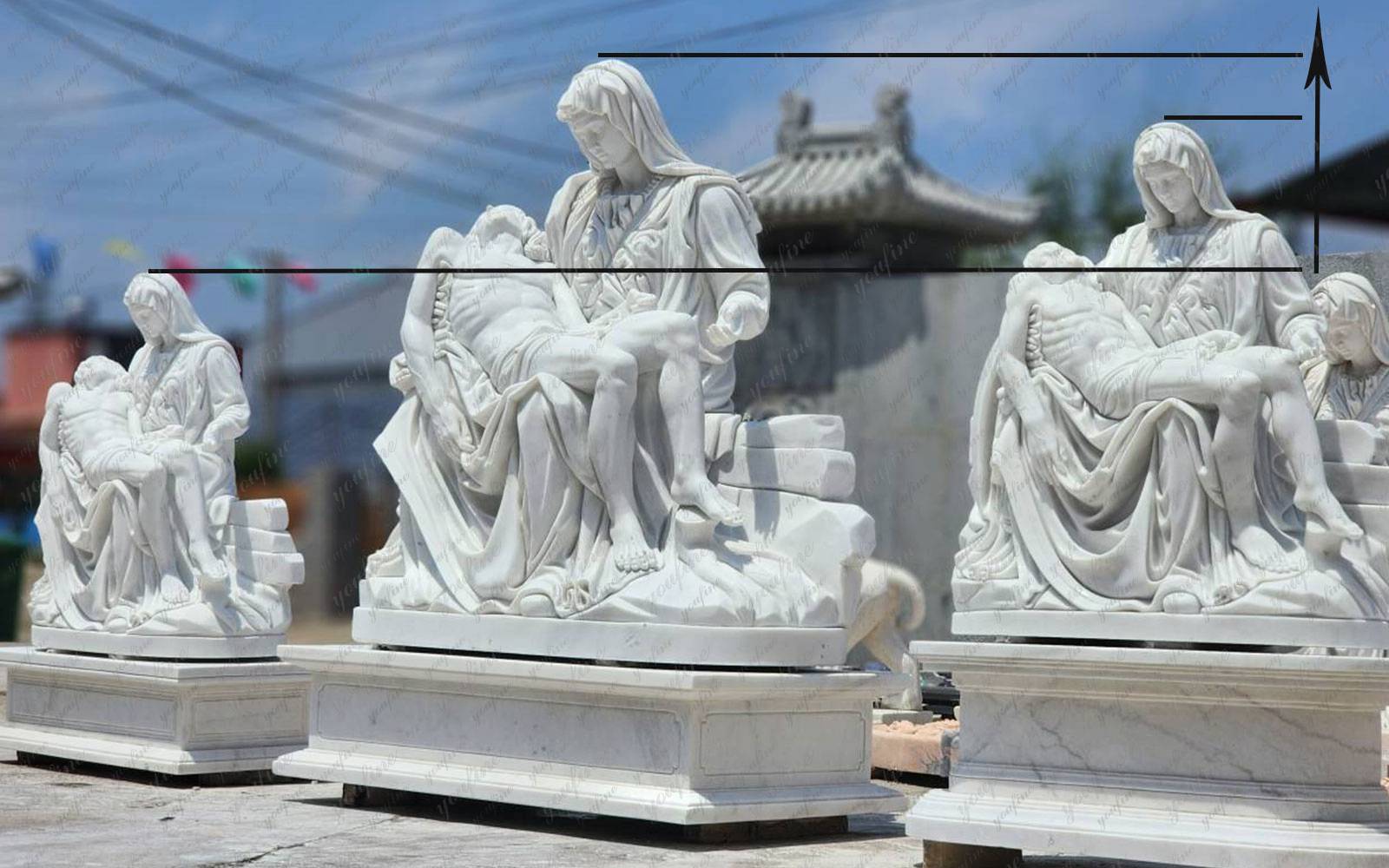 Marble Church Sculpture - YouFine Sculpture