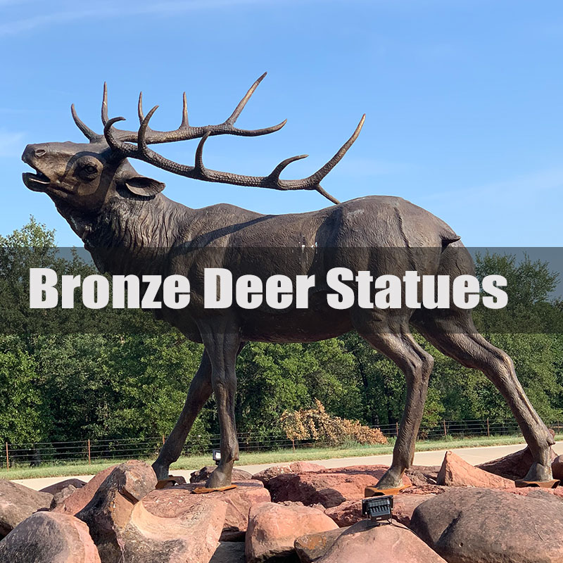 Bronze Animal Statues | Wildlife Sculptures | Deer | Horse