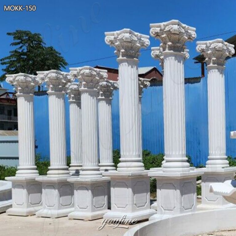 White Marble Roman Columns for Sale