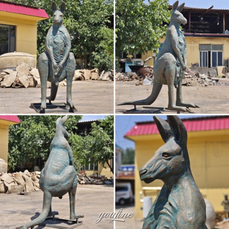 Life Size Bronze Kangaroo Sculpture for Sale - YouFine Statue