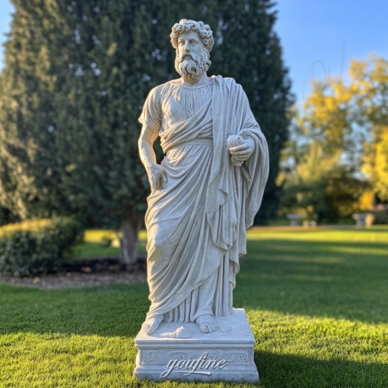 Greek God Marble Statue of Zeus