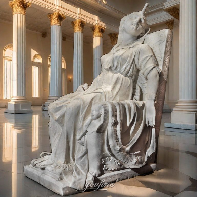 Marble the Death of Cleopatra Sculpture