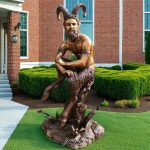 Bronze Greek God Pan Garden Statue for Sale