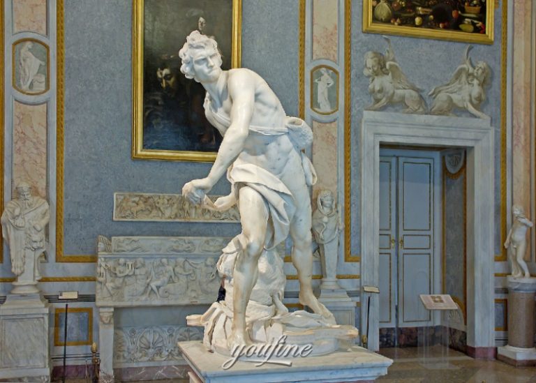 Marble Bernini David Sculpture Replica