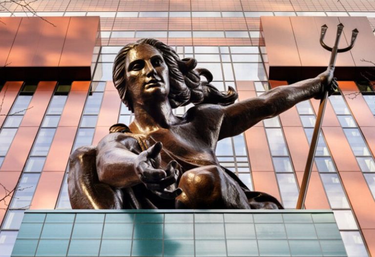 Giant Bronze Portlandia Statue Replica