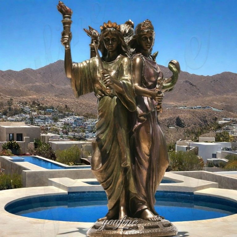 Bronze Goddess Hecate Statue for Sale