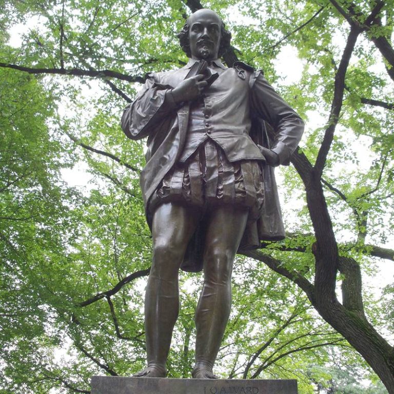 Bronze William Shakespeare Statue Monument