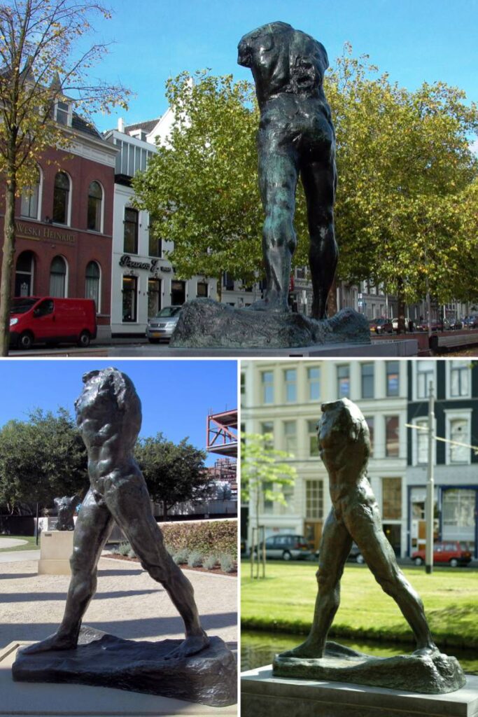 Bronze Auguste Rodin the Walking Man Statue