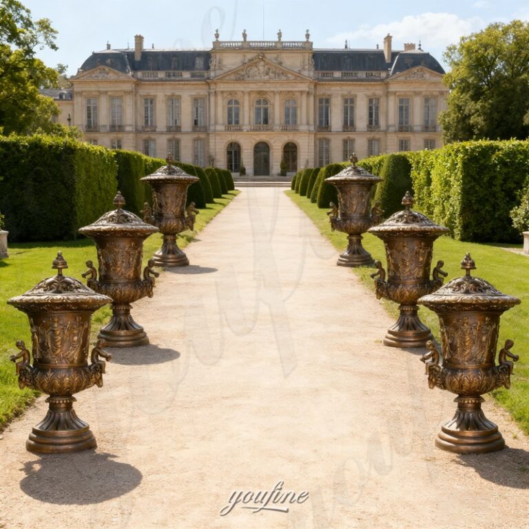 Large Bronze Planters for Outdoors