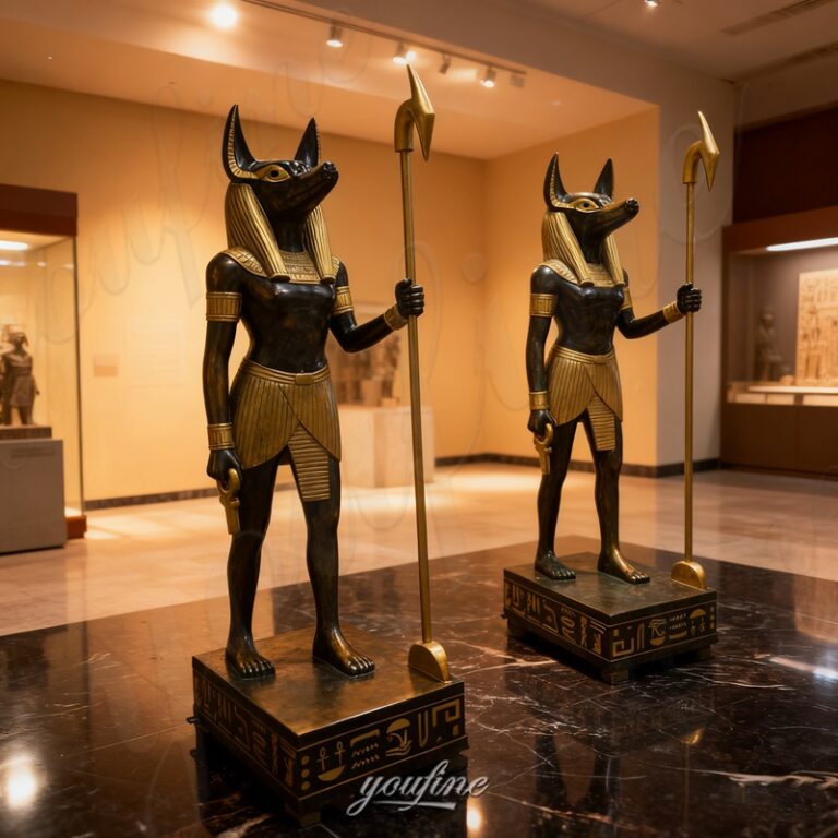 Bronze Large Anubis Statue for Sale