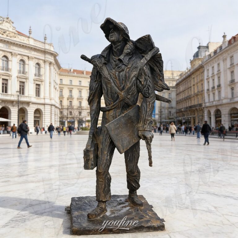 Bronze Van Gogh Marchant Statue