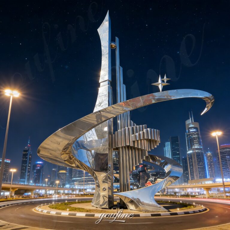 Stainless Steel Large Roundabout Sculpture