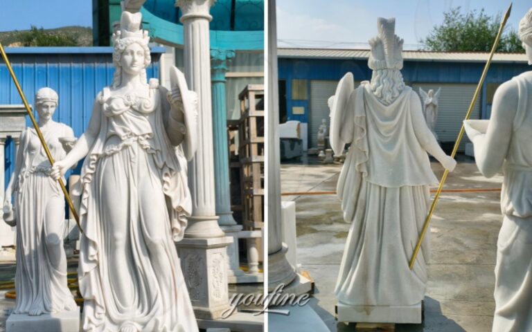 Full Size Marble Greek Athena Statue