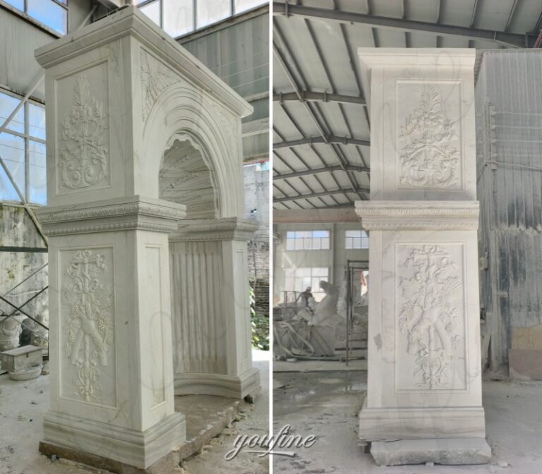 Large Custom Marble Niche for Church