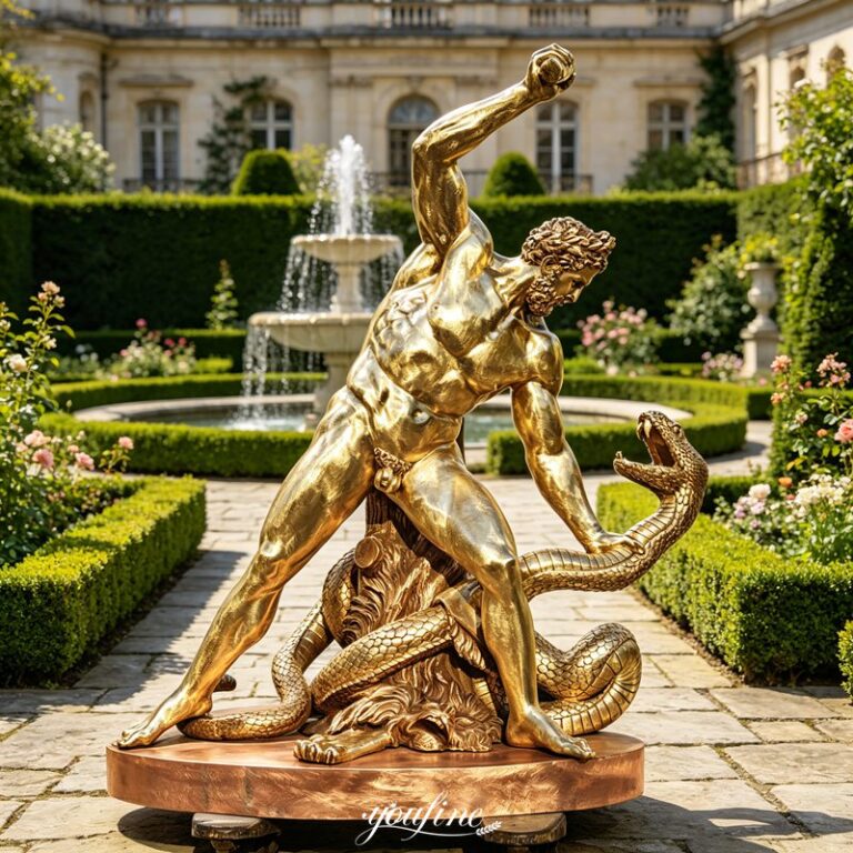 Bronze Hercules Fighting Achelous Sculpture